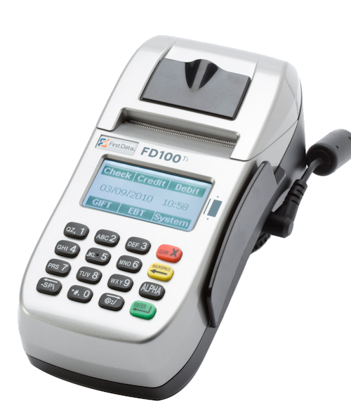 First Data FD100 Credit/Debit Card Terminal